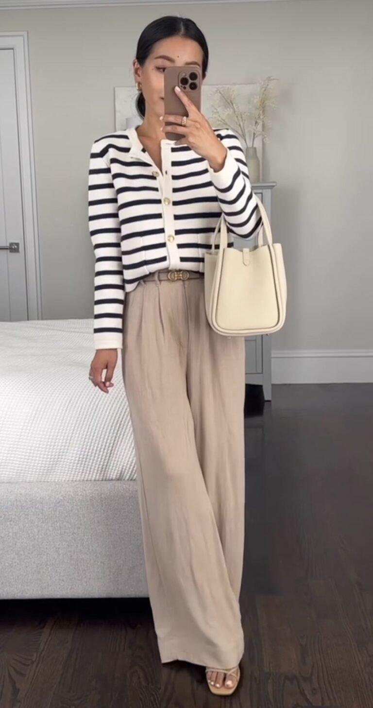 7 Ways to Style a Classic Cardigan from Monday to Sunday - DeluxElegance
